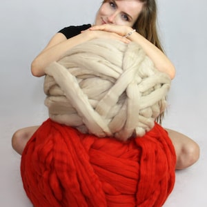 Chunky Yarn. Bulky Yarn. Giant Knitting. Chunky Merino Wool. Heavy Yarn ...