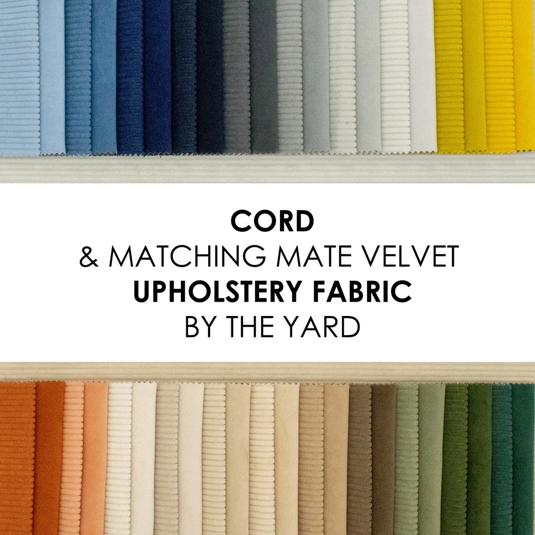 Cord Upholstery Fabric, Corduroy Upholstery Fabric by the Yard for ...
