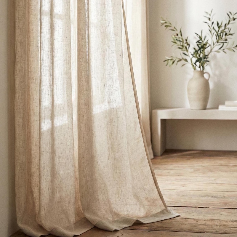 Linen Curtains With Hooks - Etsy