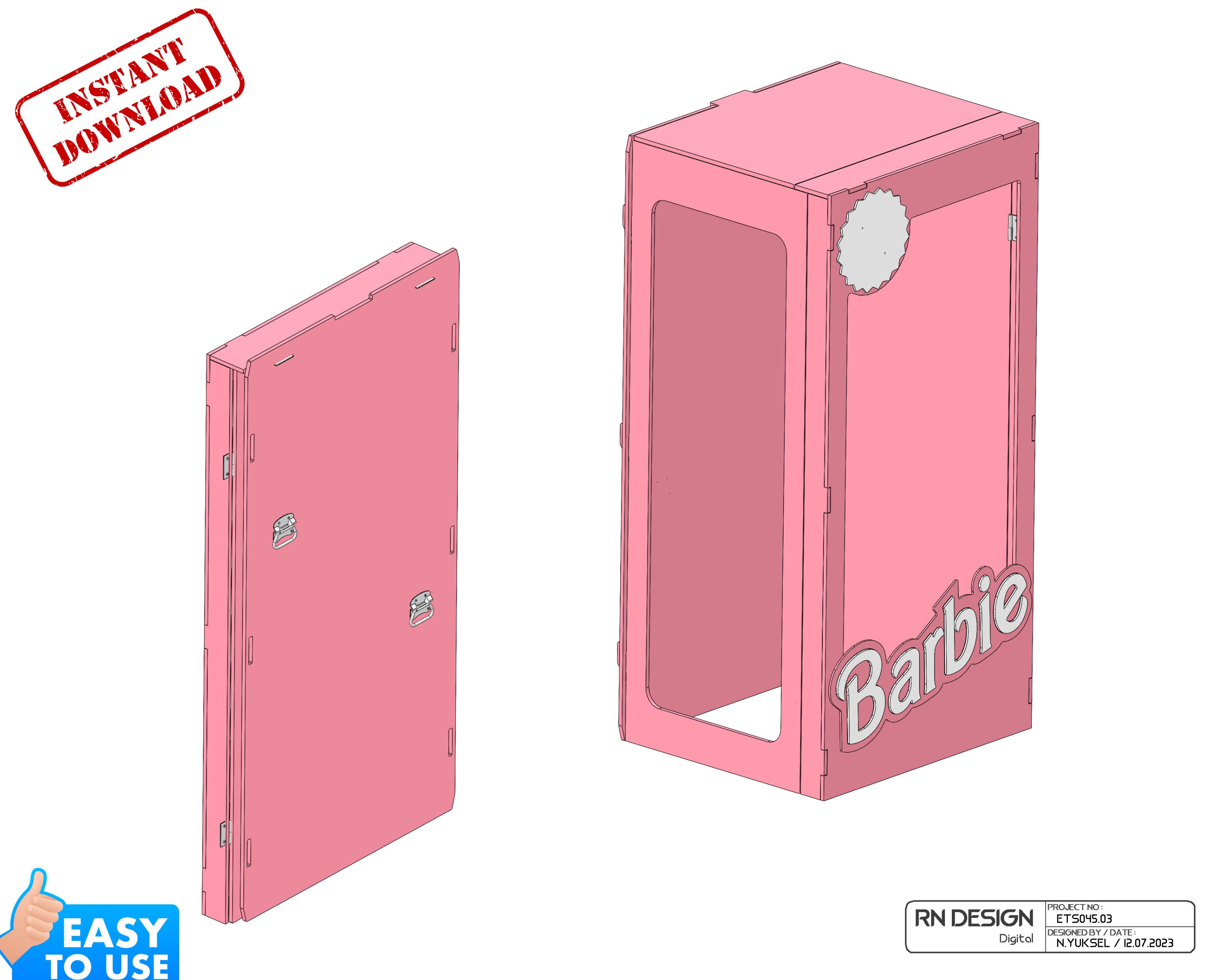 Empty Barbie Box