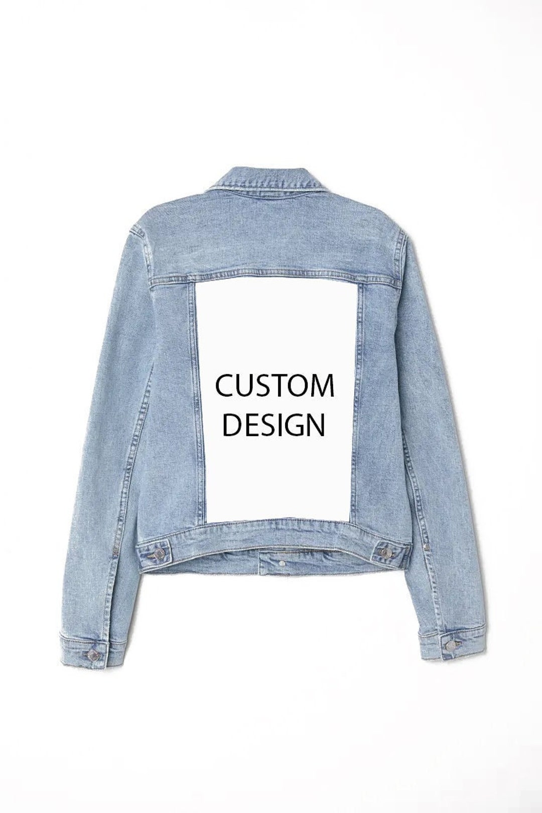 Custom Hand-painted Denim Jacket - Etsy