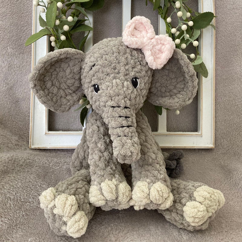 Crochet Elephant - Etsy