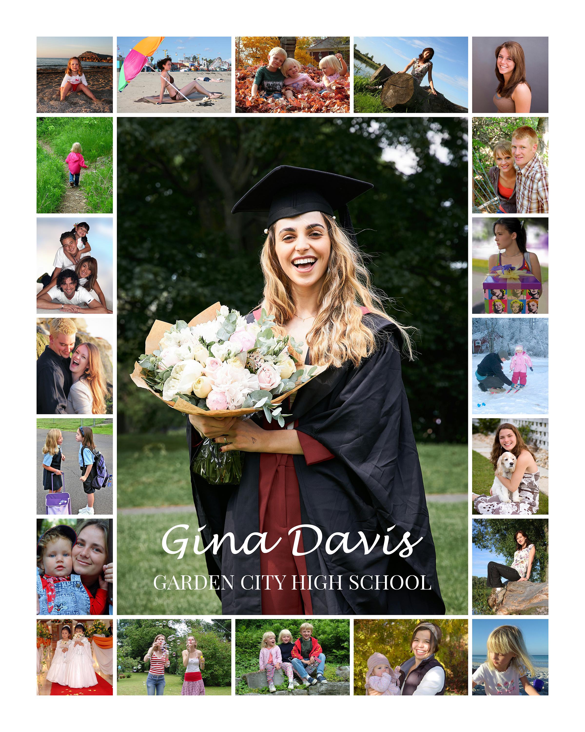 Custom Graduation Photo Collage, Class of 2026, Senior Gift - Etsy