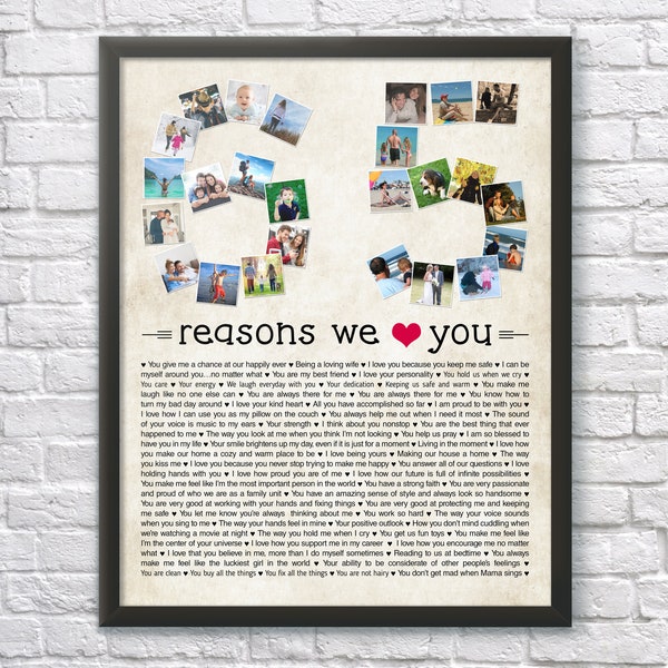 65 Reasons We Love You - Etsy