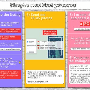 Personalized 75 Reasons We Love You Photo Collage 75th - Etsy