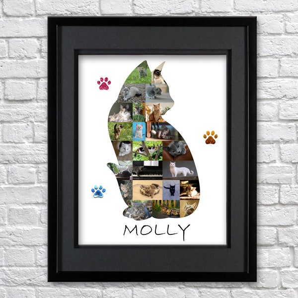 Cat Collage - Etsy