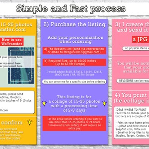 Personalized 75 Reasons We Love You Photo Collage, 75th Birthday Gift ...