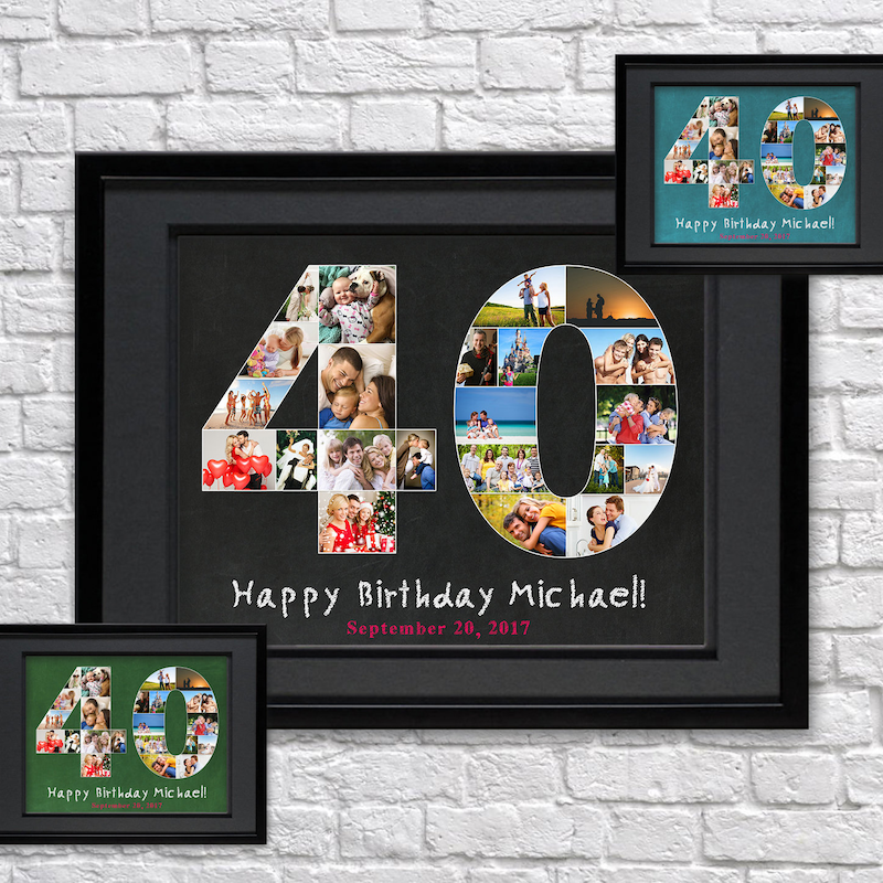 40th Collage - Etsy