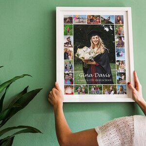 Graduation Photo Collage, Custom Graduation Welcome Sign, Graduation ...