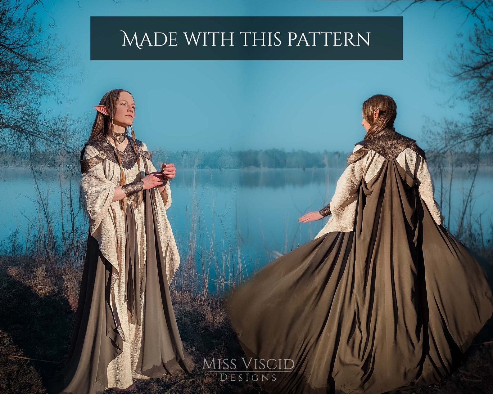 Fantasy Cape for Elven Costume Dress Digital PDF Pattern - Etsy