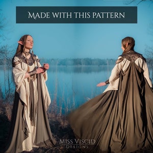 Fantasy Cape for Elven Costume Dress Digital PDF Pattern - Etsy