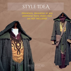 Mage Coat Pattern PDF File With Sewing Guide - Digital Download A4 ...