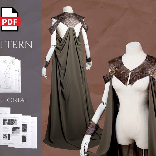 Waistbelt for Elven Fantasy Dress Pdf Pattern With Sewing - Etsy