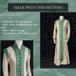 Men's Fantasy Tabard Vest With Lacing PDF Pattern for - Etsy