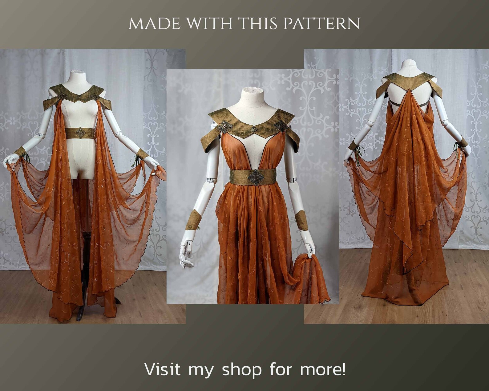 Fantasy Cape for Elven Costume Dress Digital PDF Pattern - Etsy