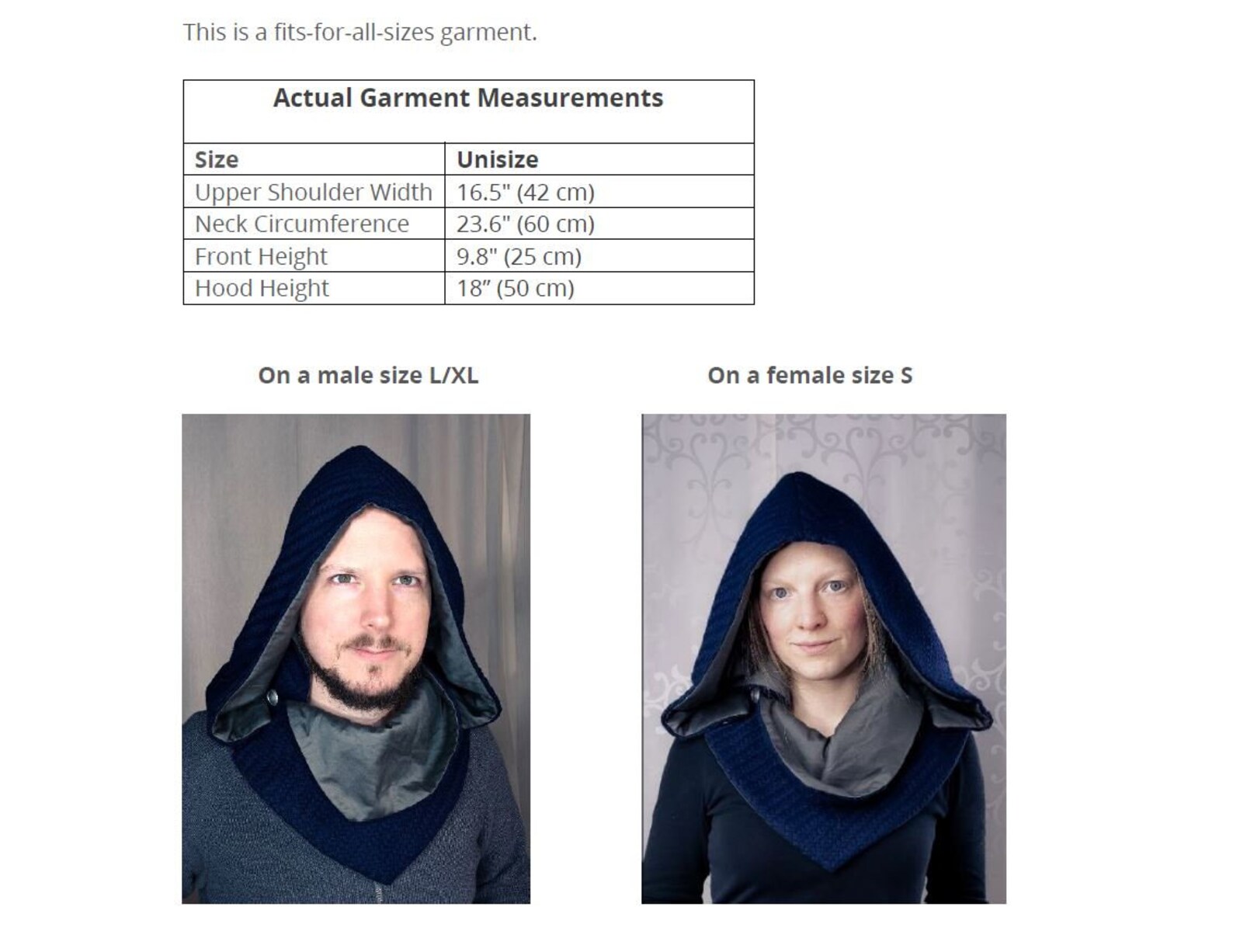 Hooded Cowl With Lining Digital PDF Pattern and Sewing Guide - Etsy