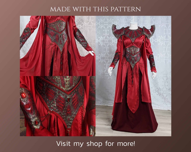 Waistbelt for Elven Fantasy Dress Pdf Pattern With Sewing - Etsy