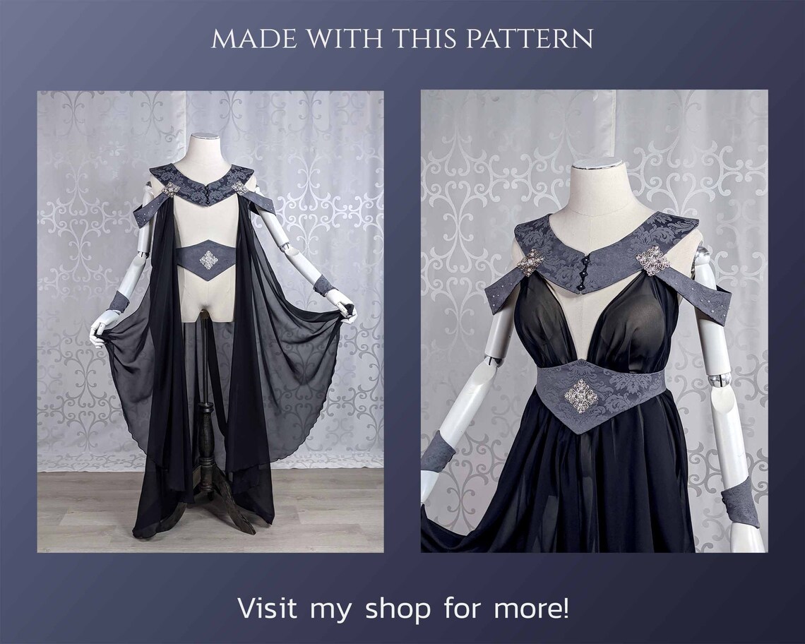 Waistbelt for Elven Fantasy Dress Pdf Pattern With Sewing - Etsy