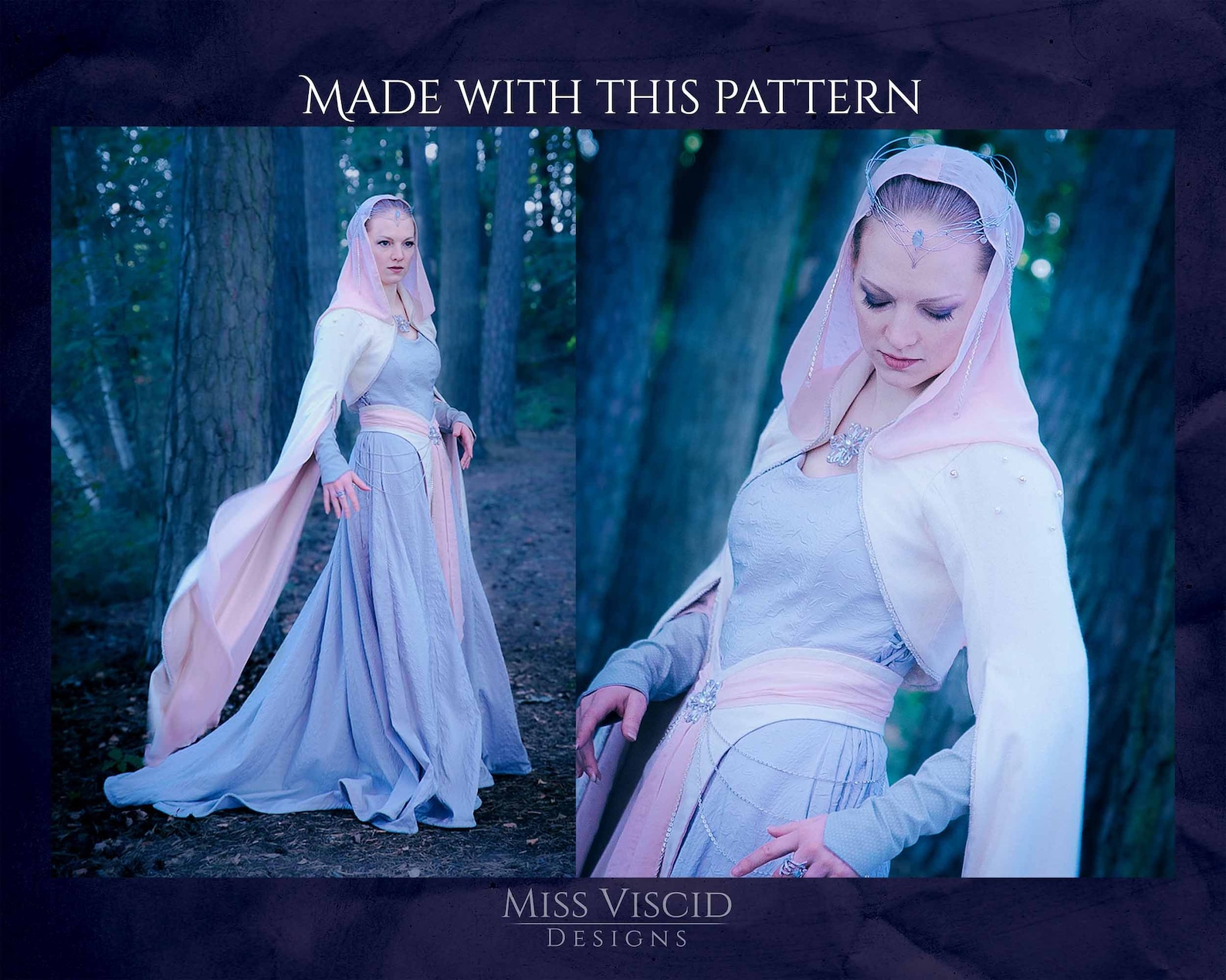 Fantasy Gown & Elven Dress as PDF Pattern in DIN A4letter and - Etsy UK