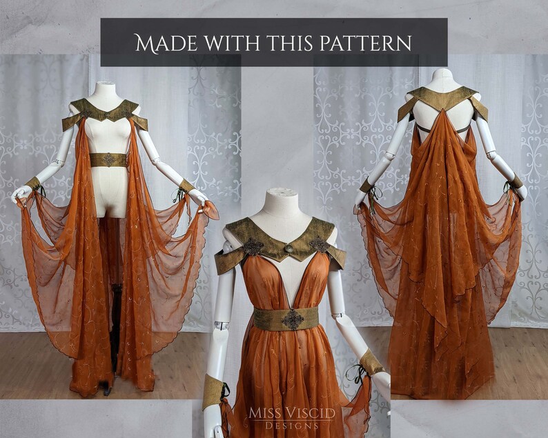 Fantasy Cape for Elven Costume Dress Digital PDF Pattern - Etsy