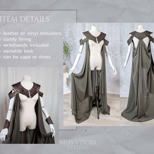 Fantasy Cape for Elven Costume Dress Digital PDF Pattern - Etsy