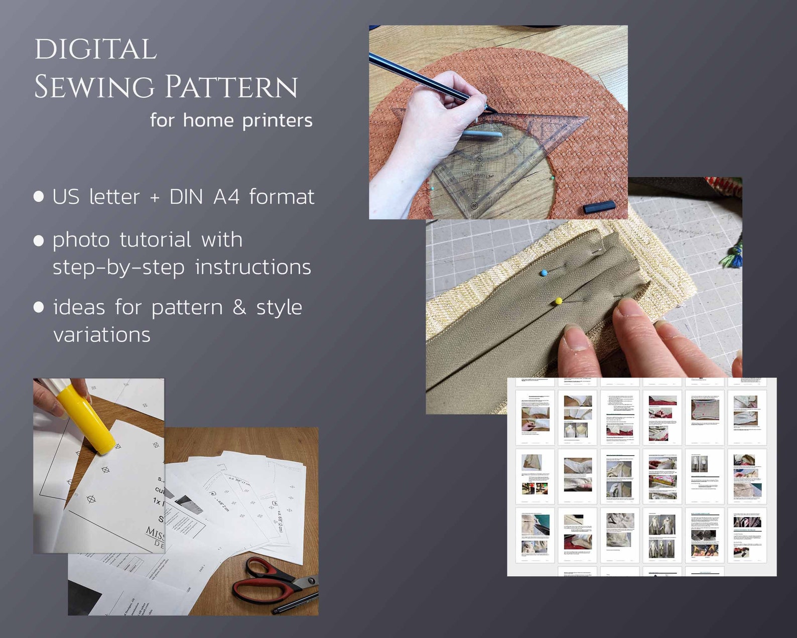 Cozy Wrap Hood Digital PDF Pattern With Sewing Guide for - Etsy