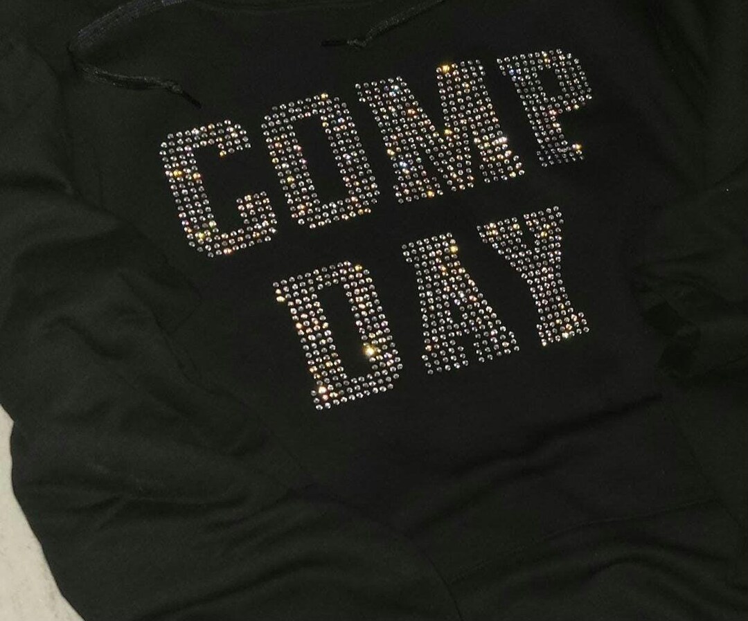Comp Day Sweatshirt/cheer/cheerleader/cheermom/cheer Merch/bling - Etsy