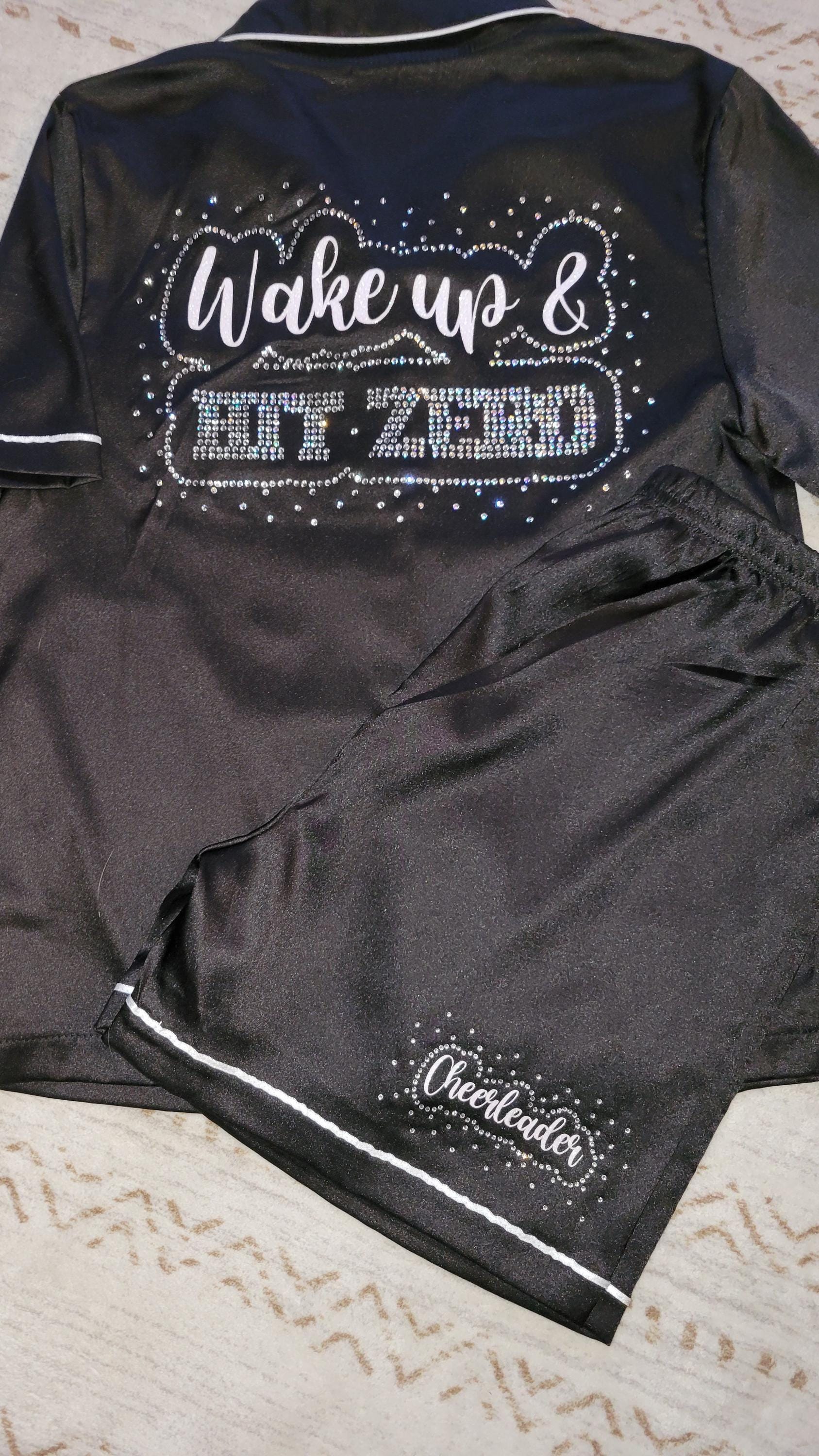 Cheer Pajamas/personalized/ Bling/ Cheerleader/hit Zero Pajamas/ Pjs ...