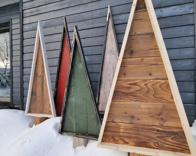 Wooden Pine Trees - Decoration - Etsy