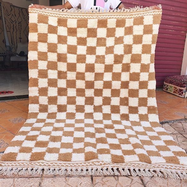 Moroccan Checkered Rug - Etsy