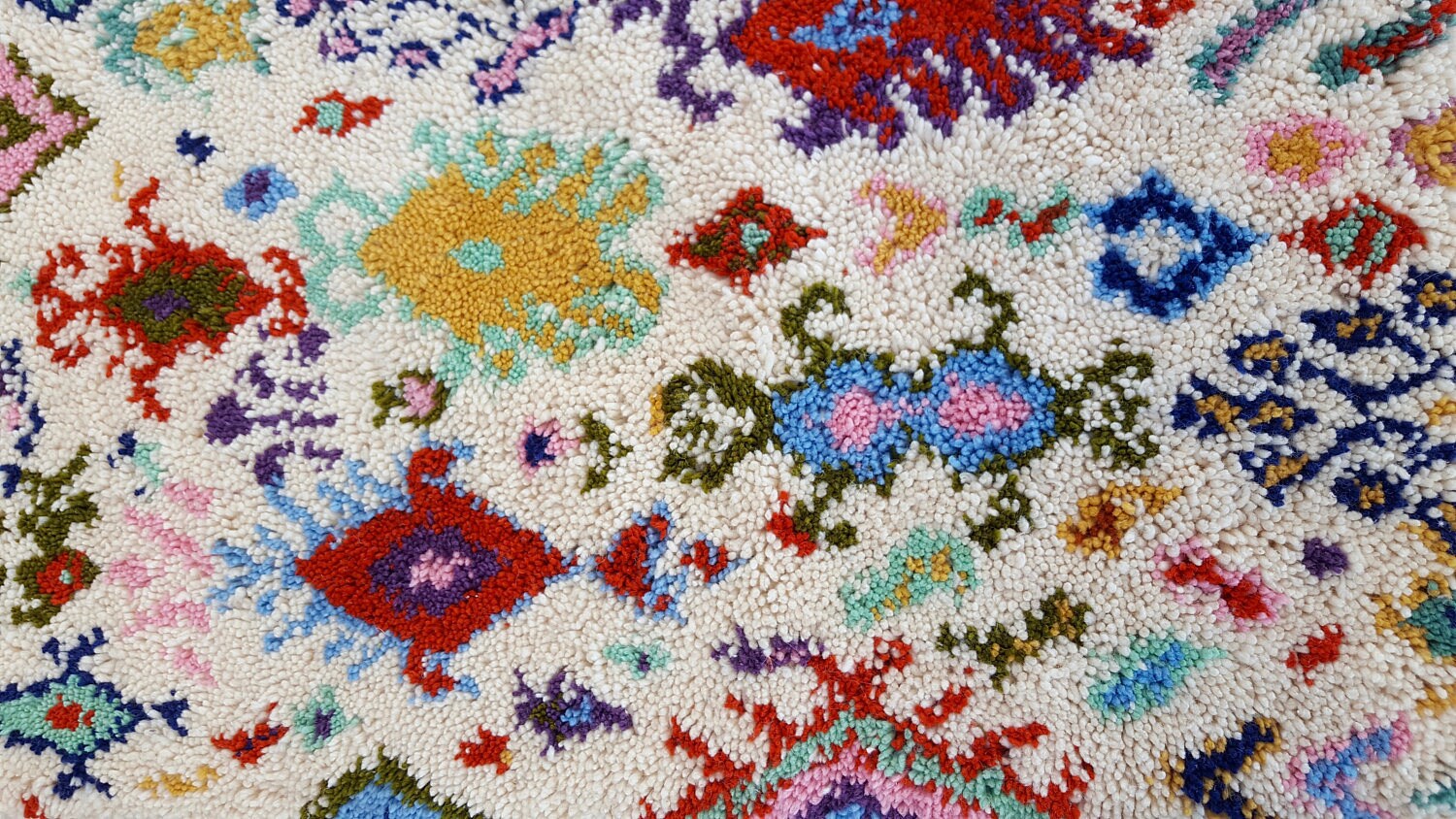 Beni Ourain Handmade Moroccan Rug 100% Wool Rug Berber | Etsy