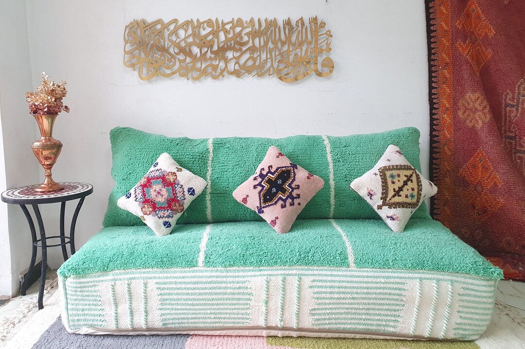Moroccan Floor Couch , Moroccan Long Floor Couch , Set of Floor Sofa ...