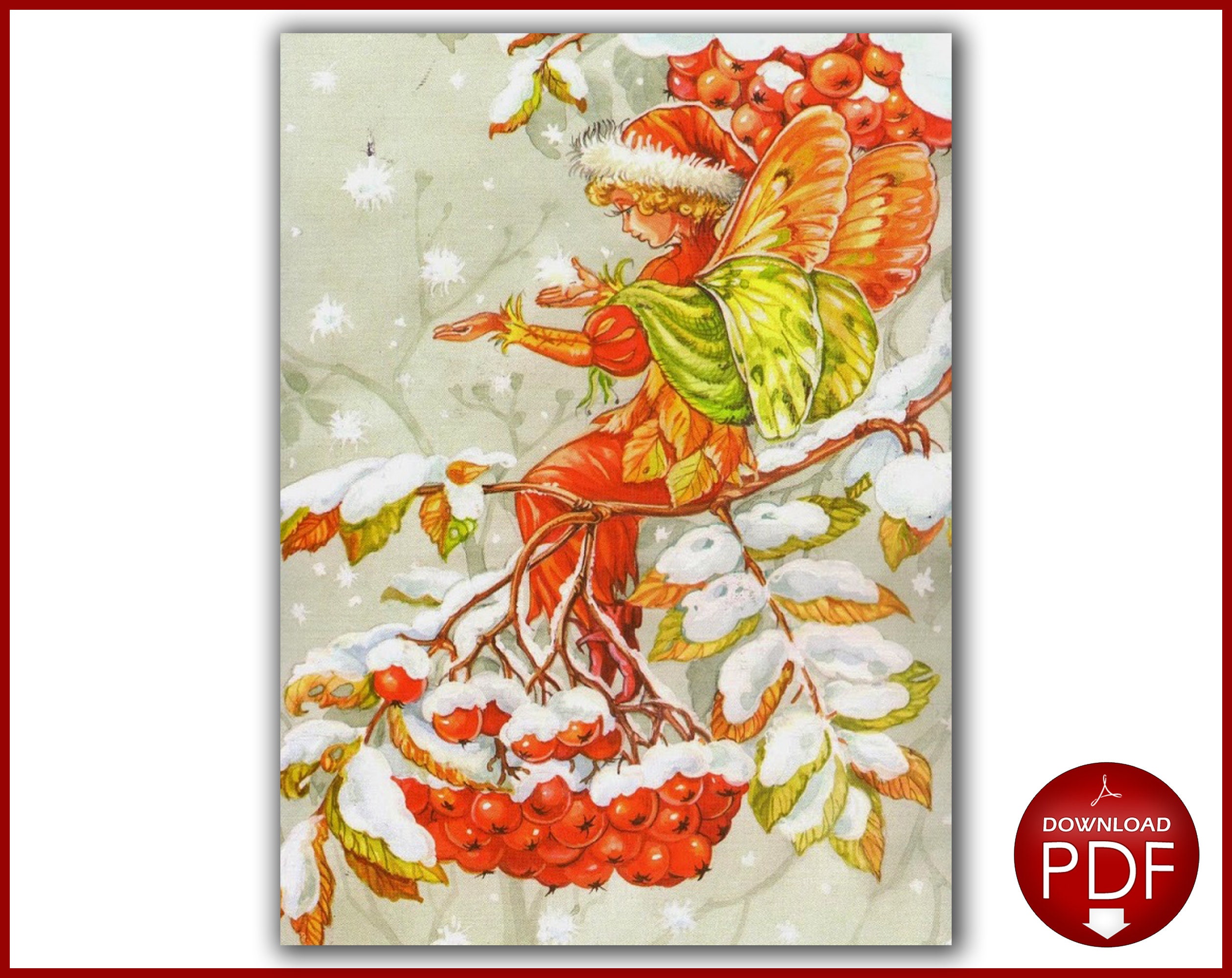 Fairy Cross Stitch Pattern Cross Stitch PDF Chart the - Etsy