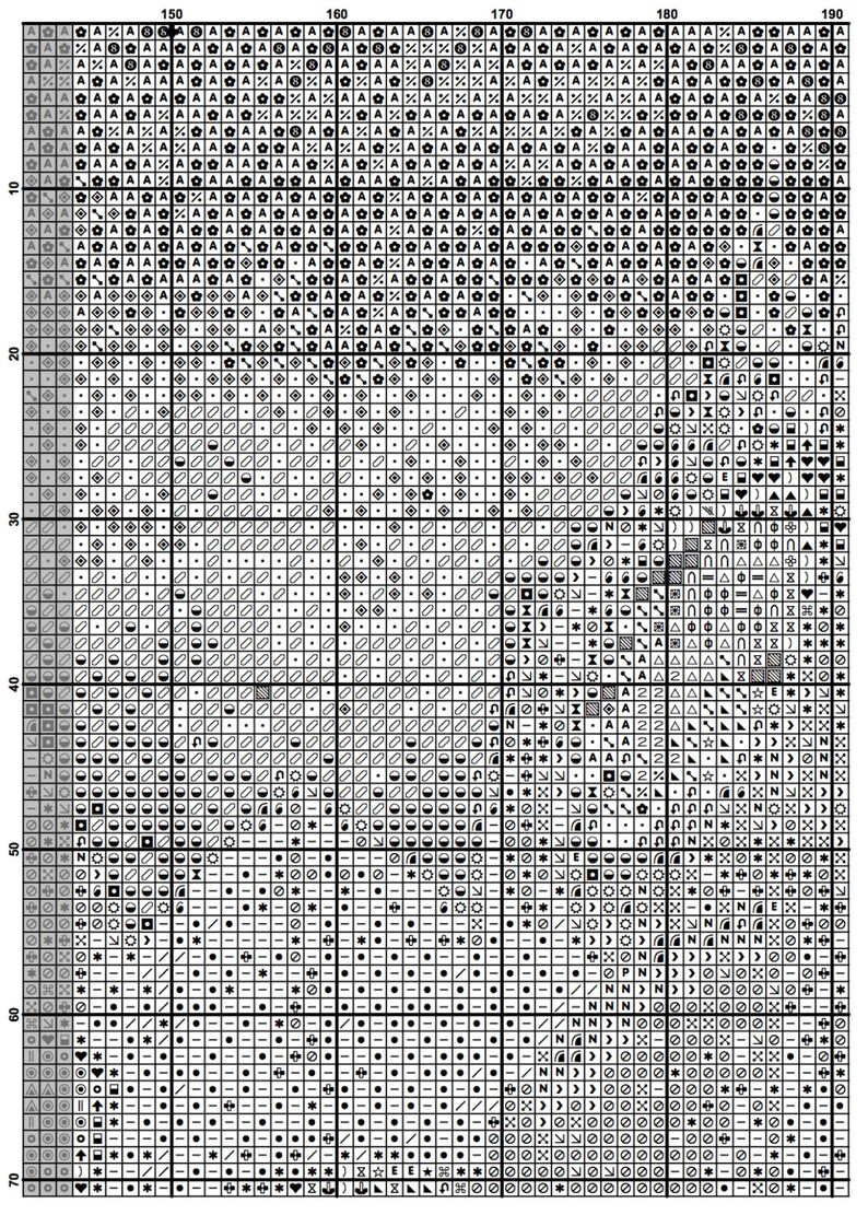 Cross Stitch Pattern Rose Flower Embroidery Picture Floral Needlepoint ...