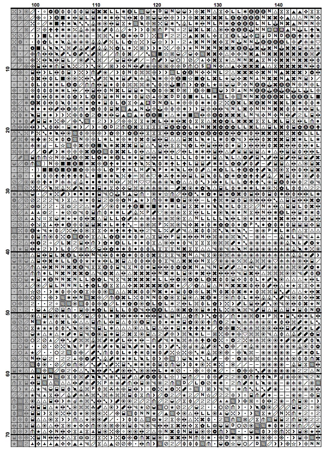 Floral Cross Stitch Pattern Large Cross Stitch Chart DMC Cross Stitch ...