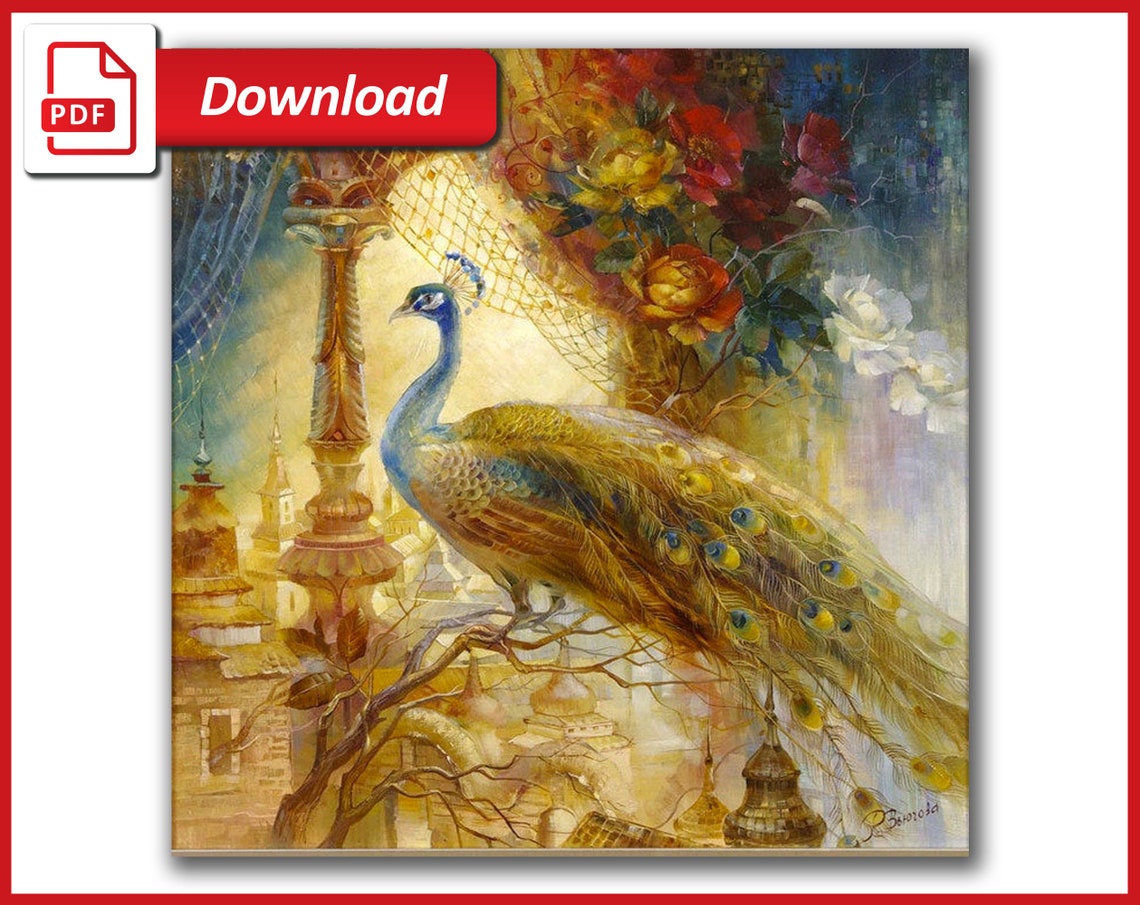 Large Cross Stitch Chart Counted Cross Stitch Pattern - Etsy