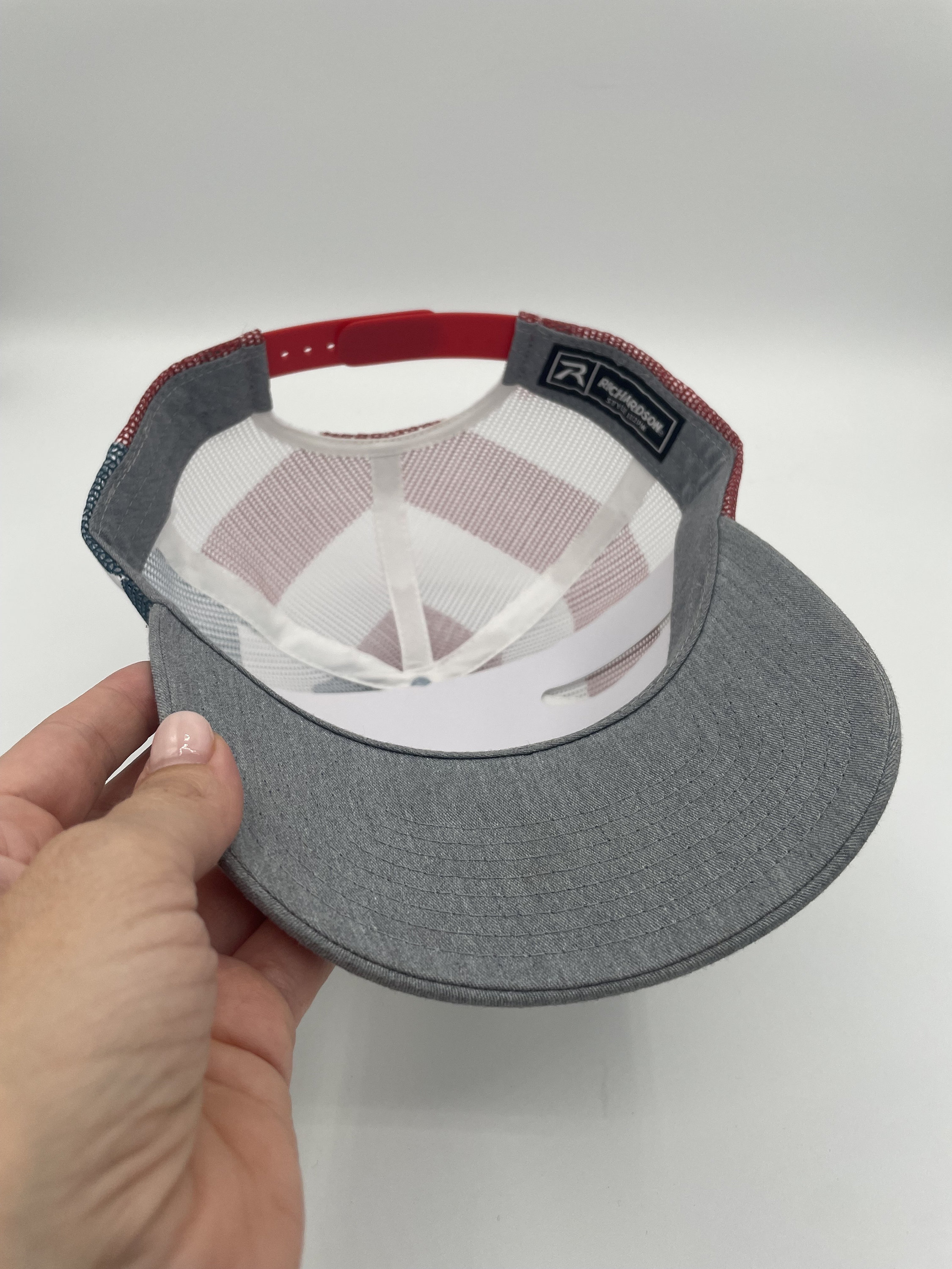 American Flag Hawk Tuah Hat Richardson 112 Trucker Hat Hawk Tuah Spit ...