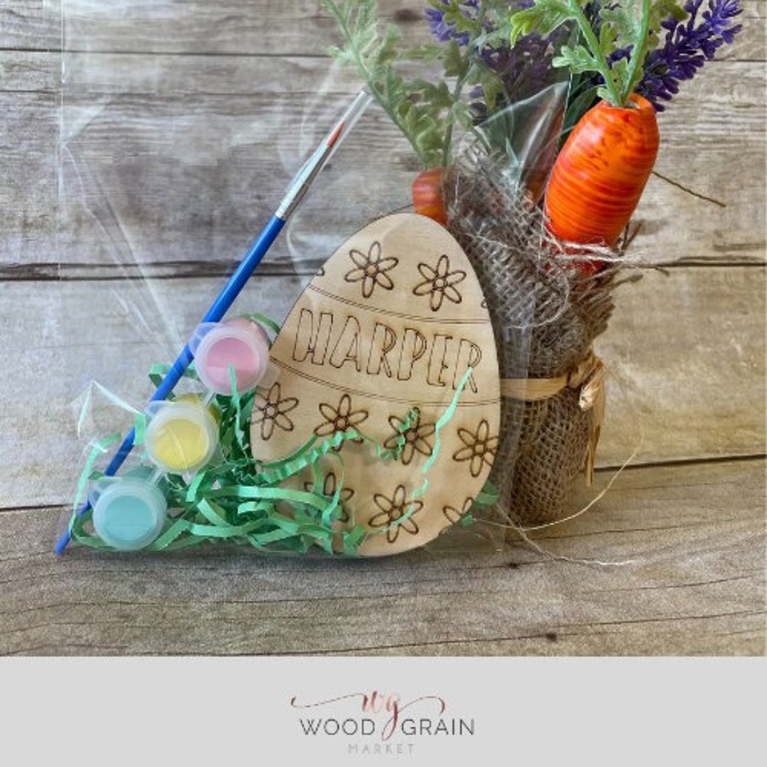 DIY Personalized Easter Egg Paint Kit Easter Basket Filler Boys Easter ...