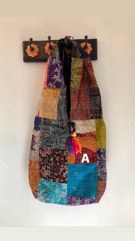 Patchwork Silk Bag. Boho Bag.. | Etsy