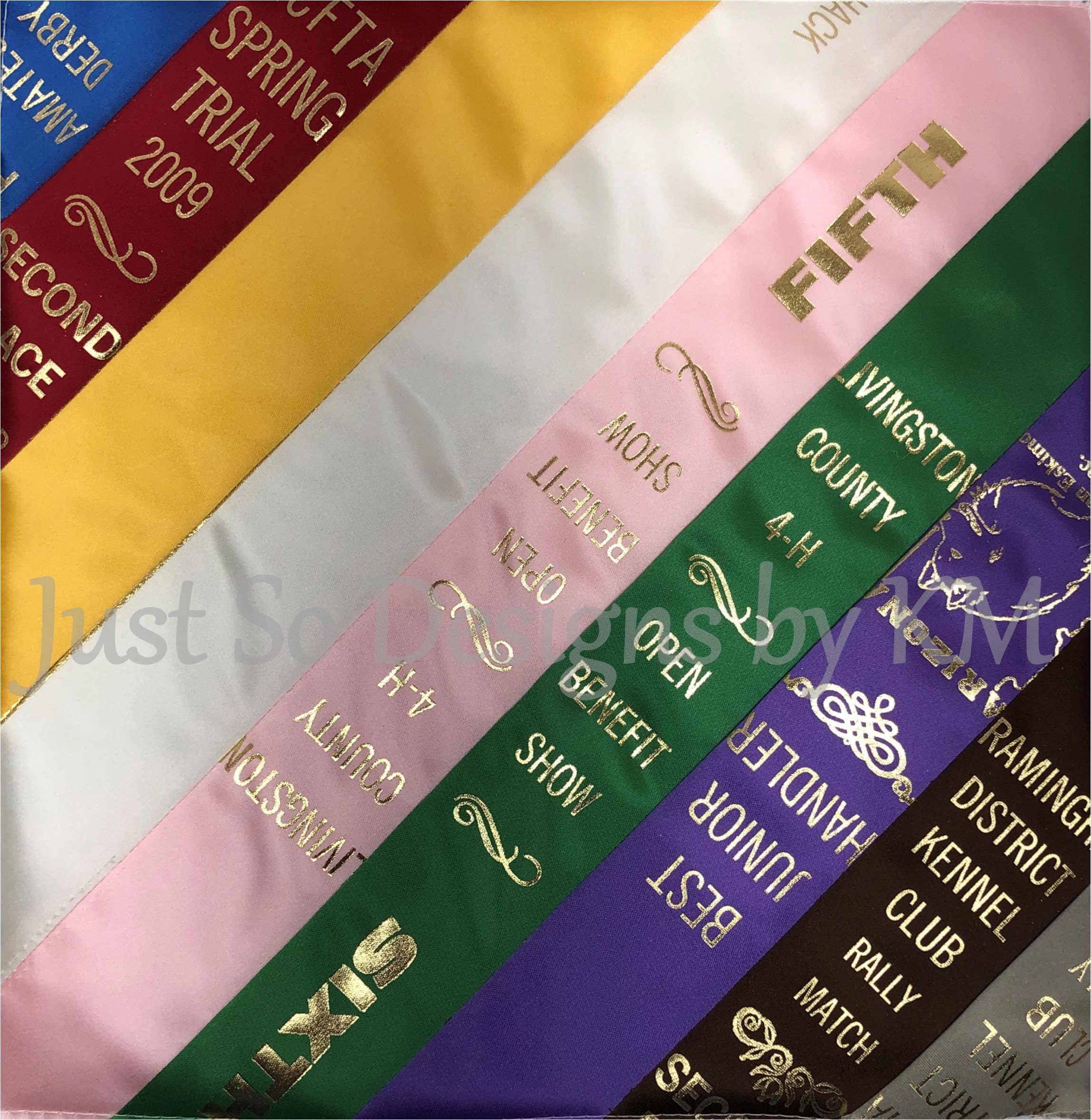 Custom Show Ribbon Memory Table Runner - Etsy