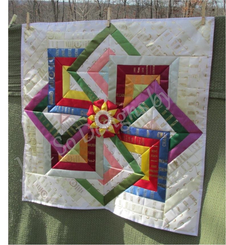 Custom Show Ribbon Memory Quilt - Etsy