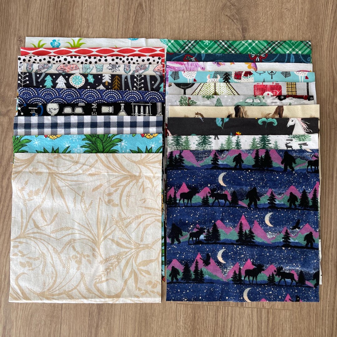 10" Flannel Layer Cakes for Quilting - Etsy