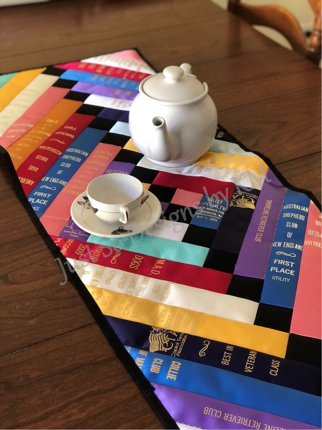 Custom Show Ribbon Memory Table Runner - Etsy