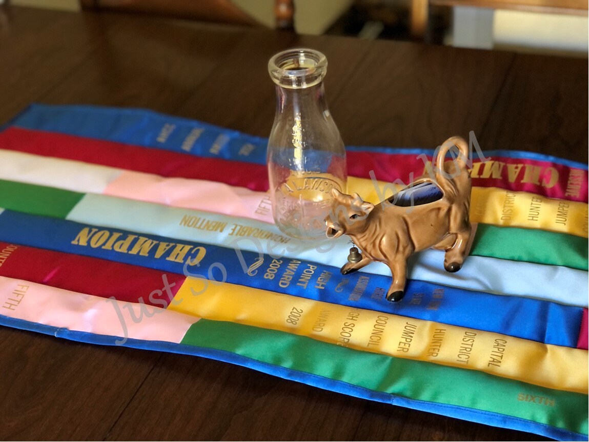 Custom Show Ribbon Memory Table Runner - Etsy