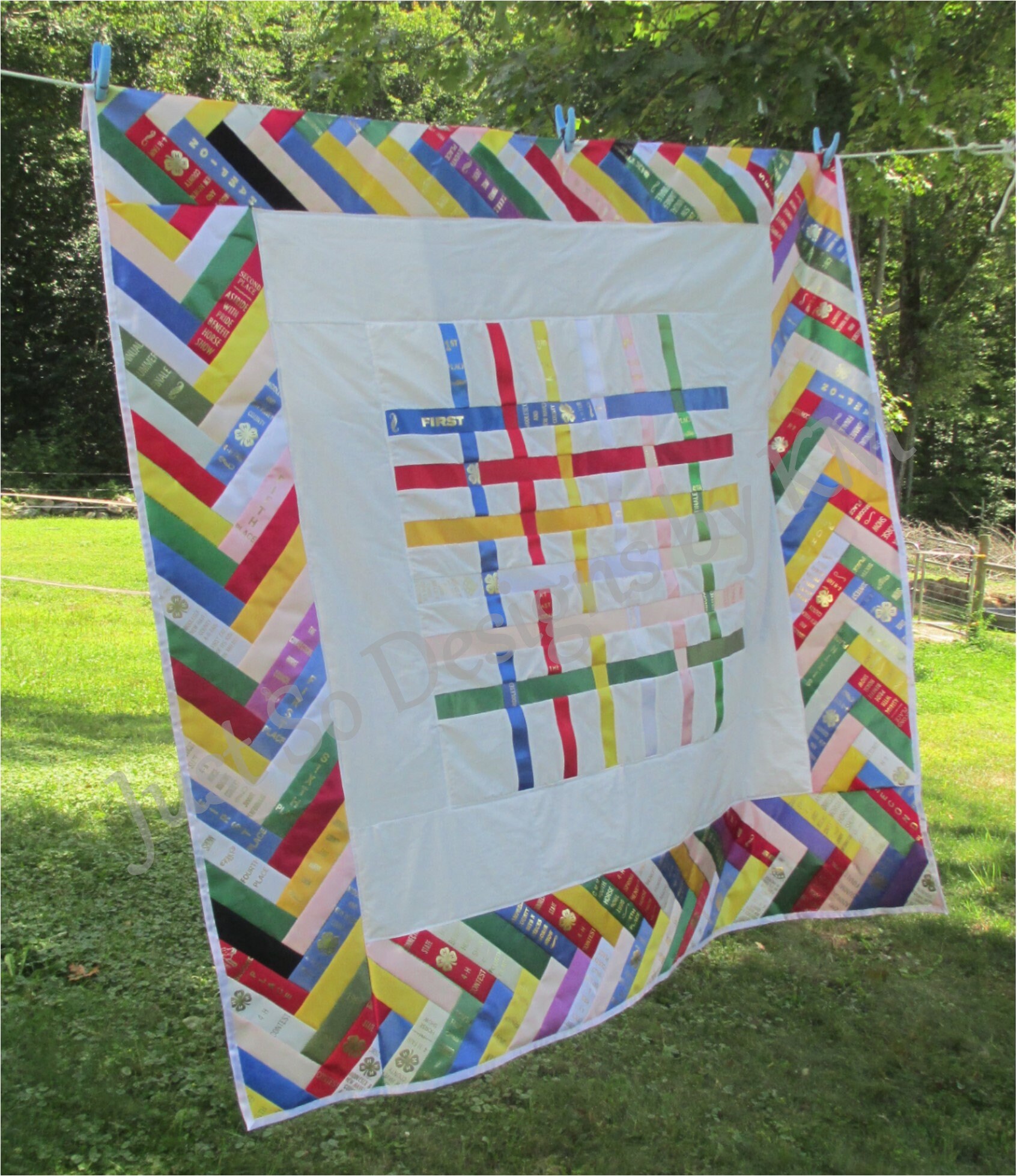 Custom Show Ribbon Memory Quilt - Etsy