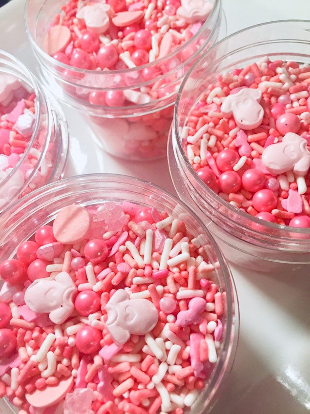 PINK Onesie-baby Shower Custom Sprinkle Mix - Etsy