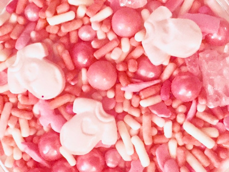 PINK Onesie-baby Shower Custom Sprinkle Mix - Etsy