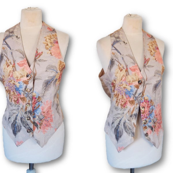Floral Vest - Etsy