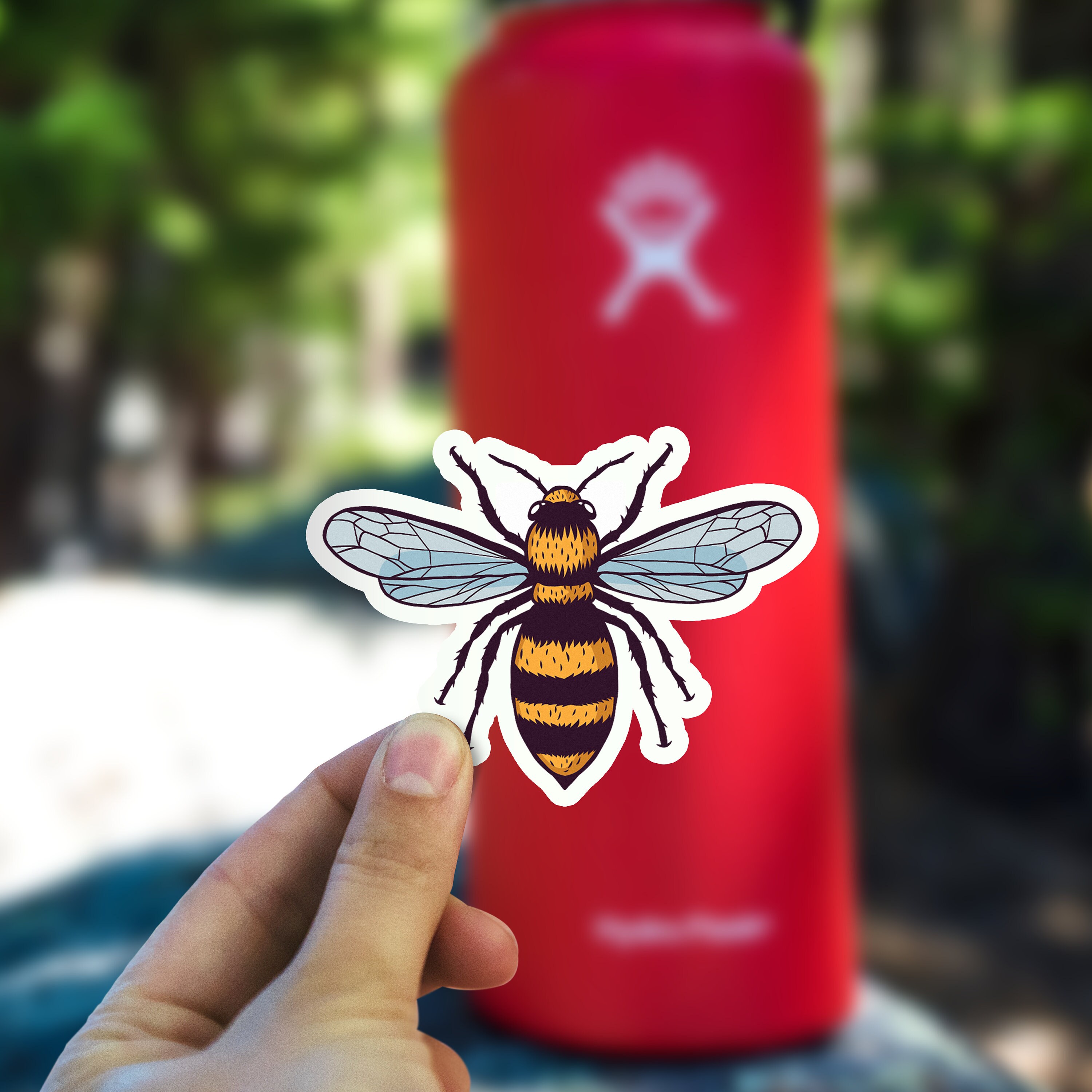 Bumble Bee Sticker Bee Decal Save the Bees Waterproof Vinyl | Etsy