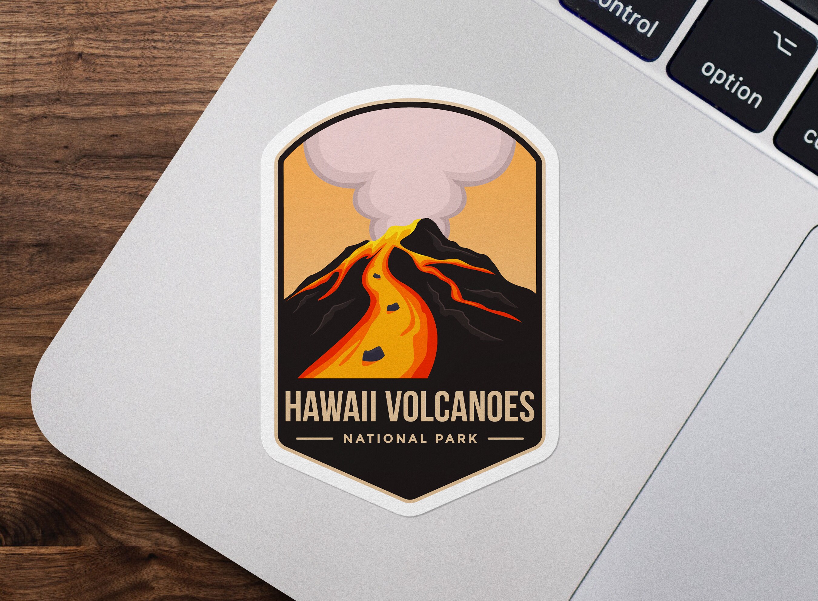 Hawaii Volcanoes National Park Badge Sticker US National - Etsy